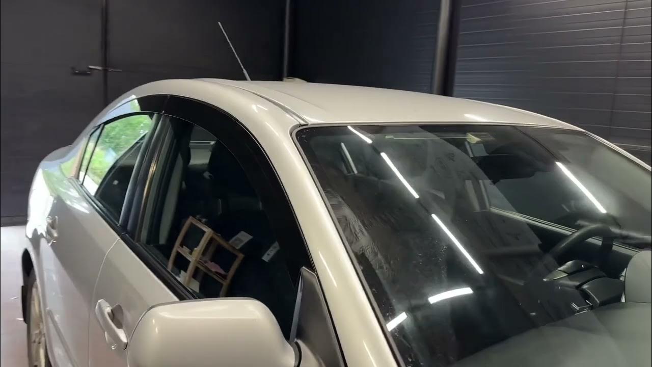 Тюнинг дефлекторы окон (2Д ветровики) на Мазда 3 БК седан #mazda # ...