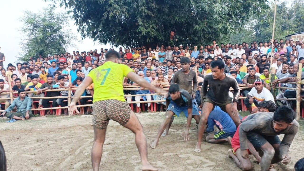 Kabaddi game /Hadudu khela/ Village Kabaddi khela - YouTube