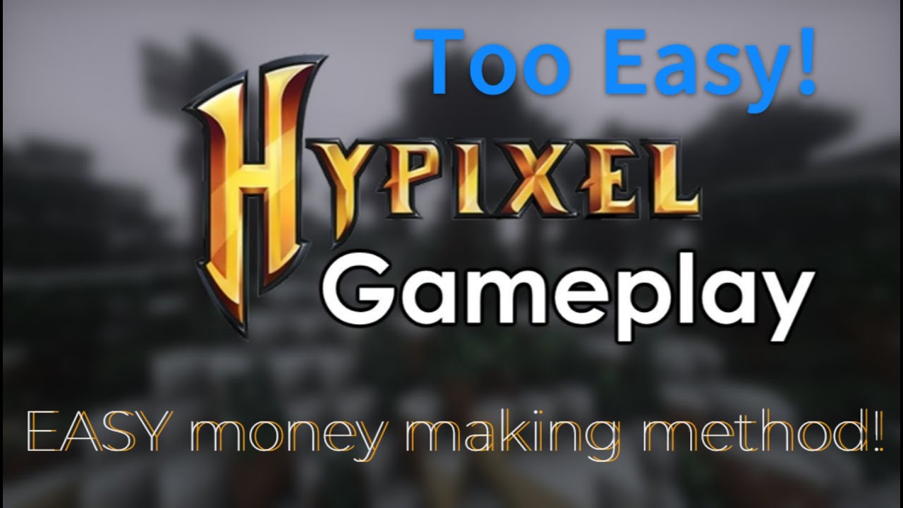 EASY money making method for Hypixel Skyblock early/mid game - YouTube