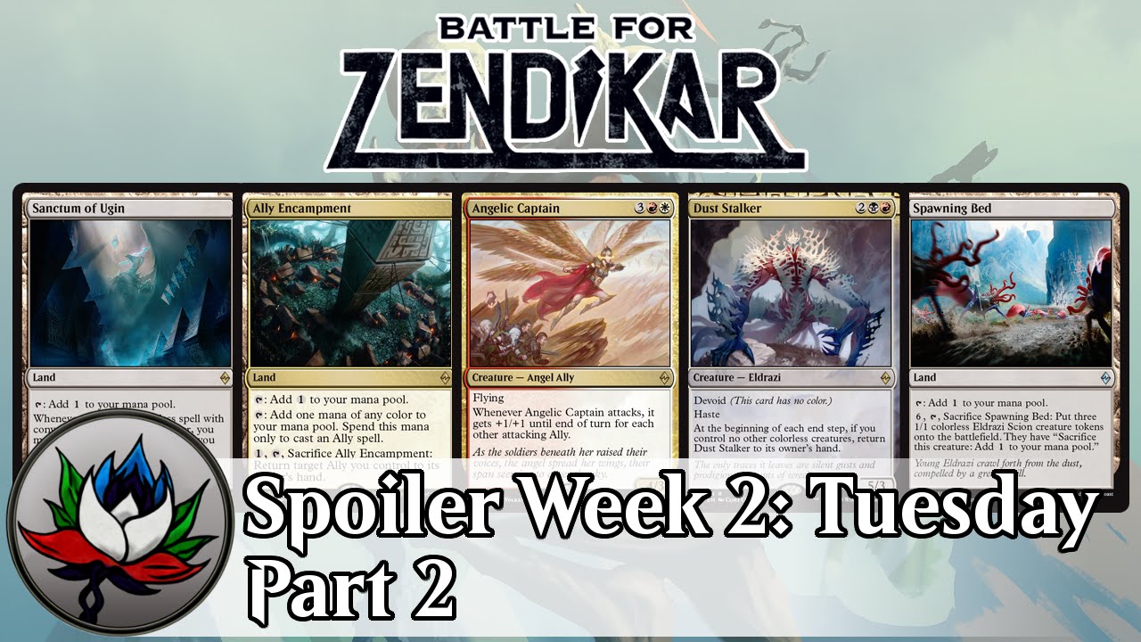 Battle for Zendikar Spoilers: Ally Encampment, NEW Spell Land Cycle ...