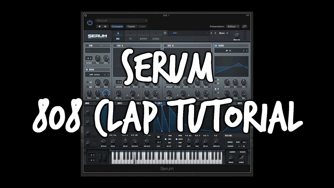 [Sound Design] 808-Style Clap With Serum - YouTube
