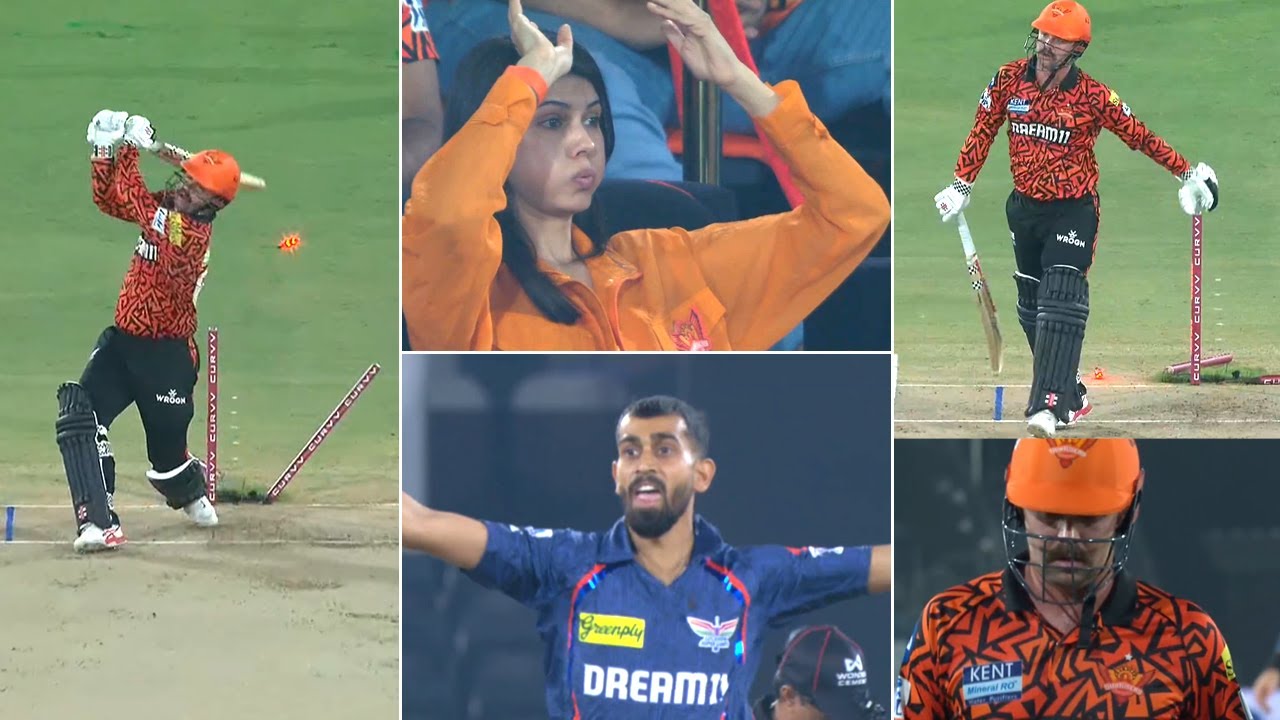 Travis Head Clean Bowled! Prince Yadav’s Stunning Wicket SRH vs LSG ...