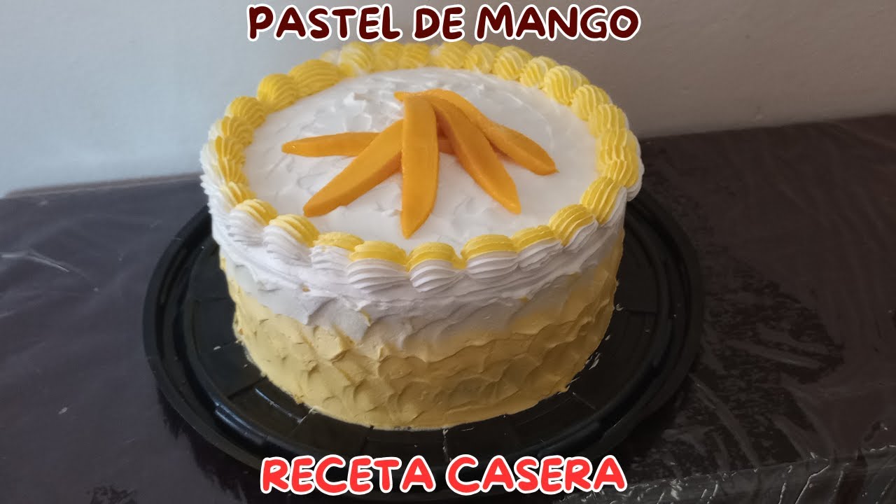 Pastel de Mango Receta casera - YouTube