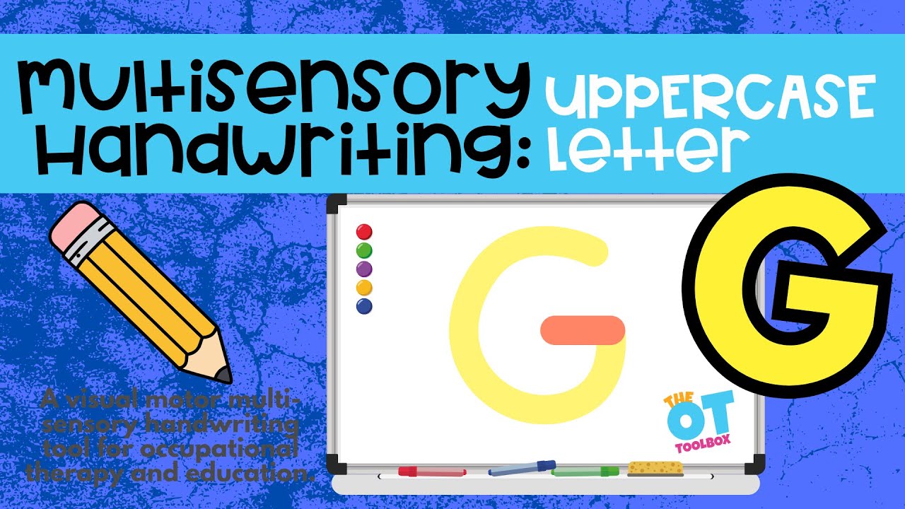 Upper Case G Letter Formation Video - YouTube