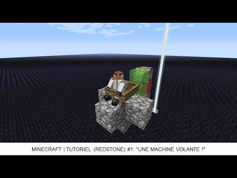 FABRIQUER UNE MACHINE VOLANTE - Minecraft Tutoriel - YouTube
