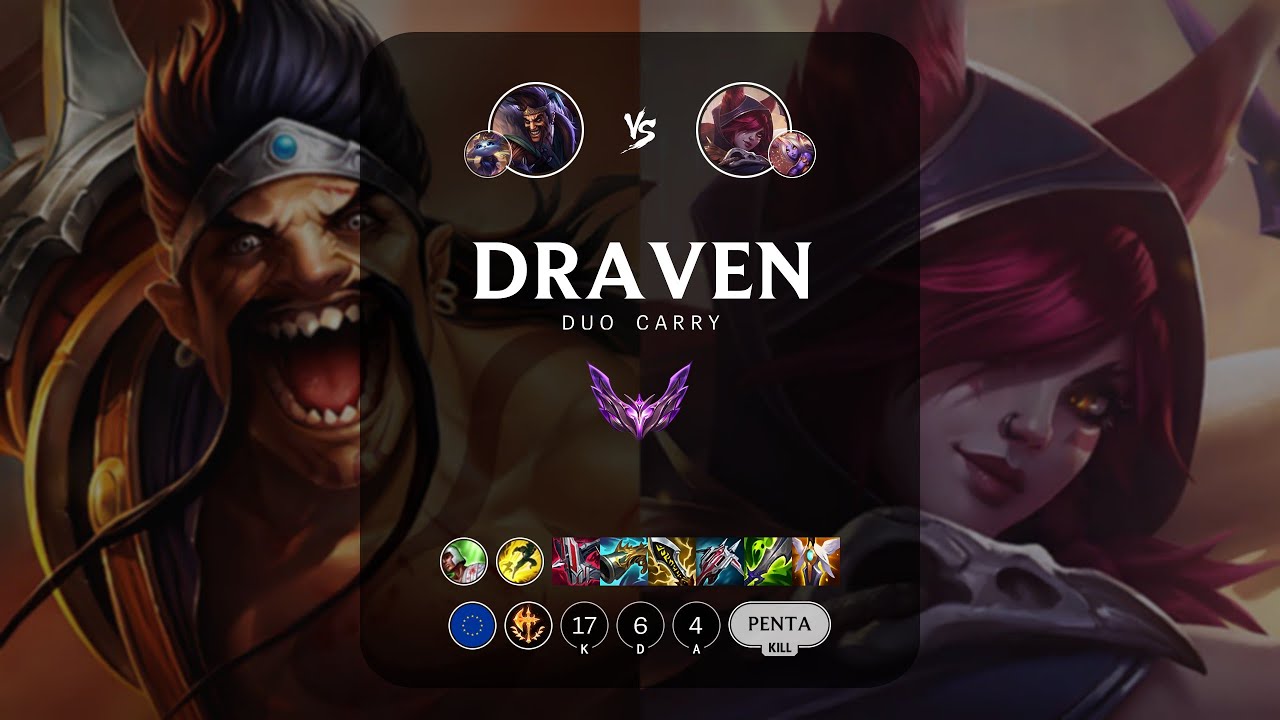 Draven ADC vs Xayah - EUW Master Patch 12.23 - YouTube