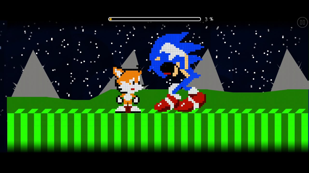 Glixx (Sonic Exe Part 2 By Matowar Remake Level) Geometry Dash - YouTube