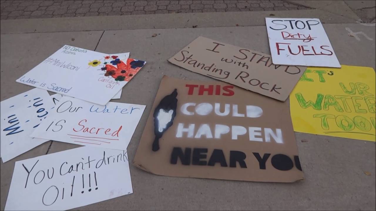 MN St.Paul DAPL Protest - YouTube