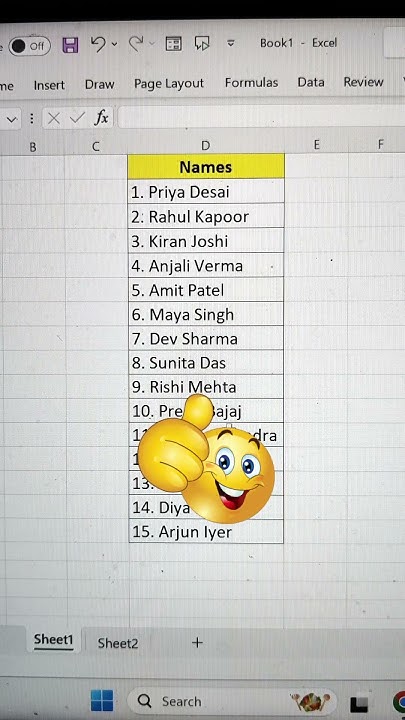 Remove Serial Numbers From Names In Excel 💯 Excel Tricks🔥 Shorts Exceltricks Trending