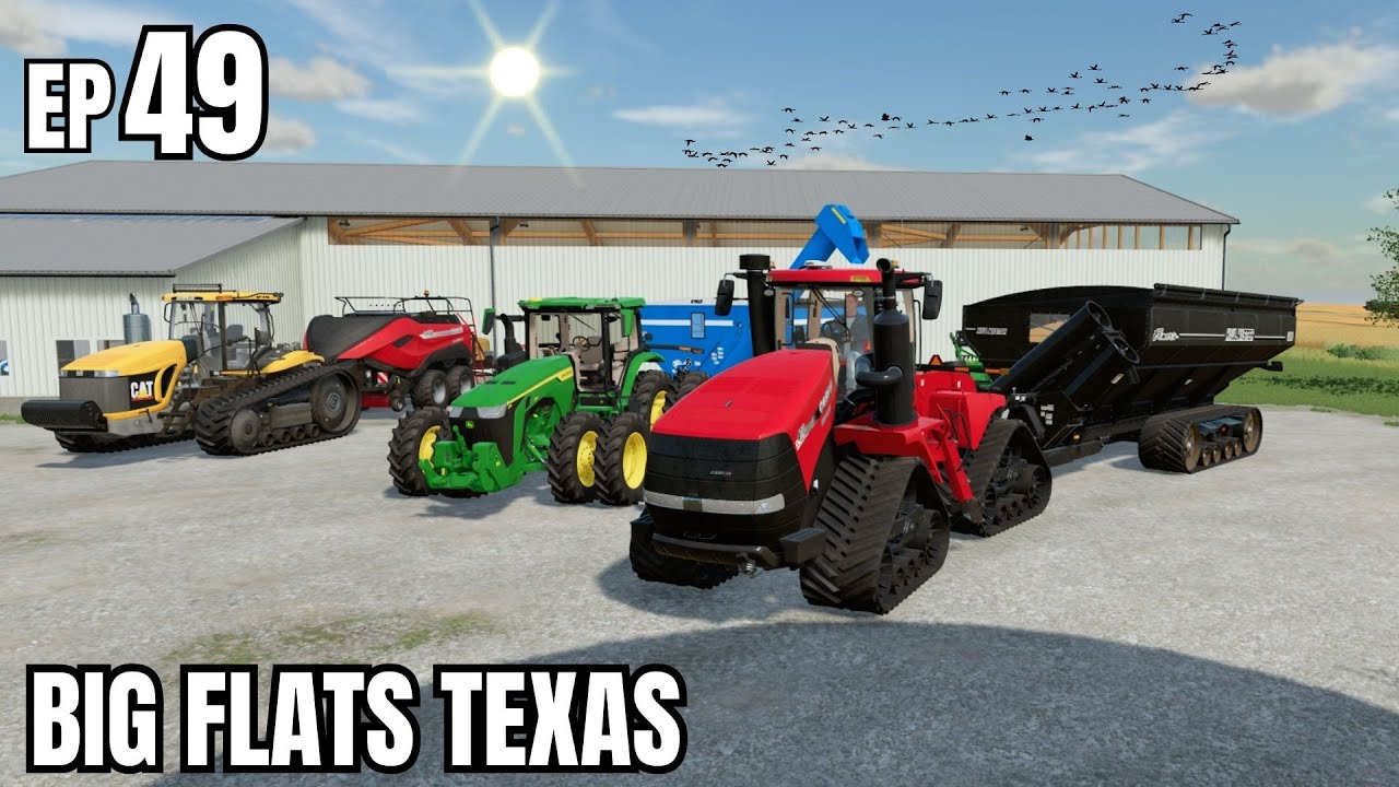 Big Flats Texas Ep49 | Farming Simulator 22 | Harvest - YouTube