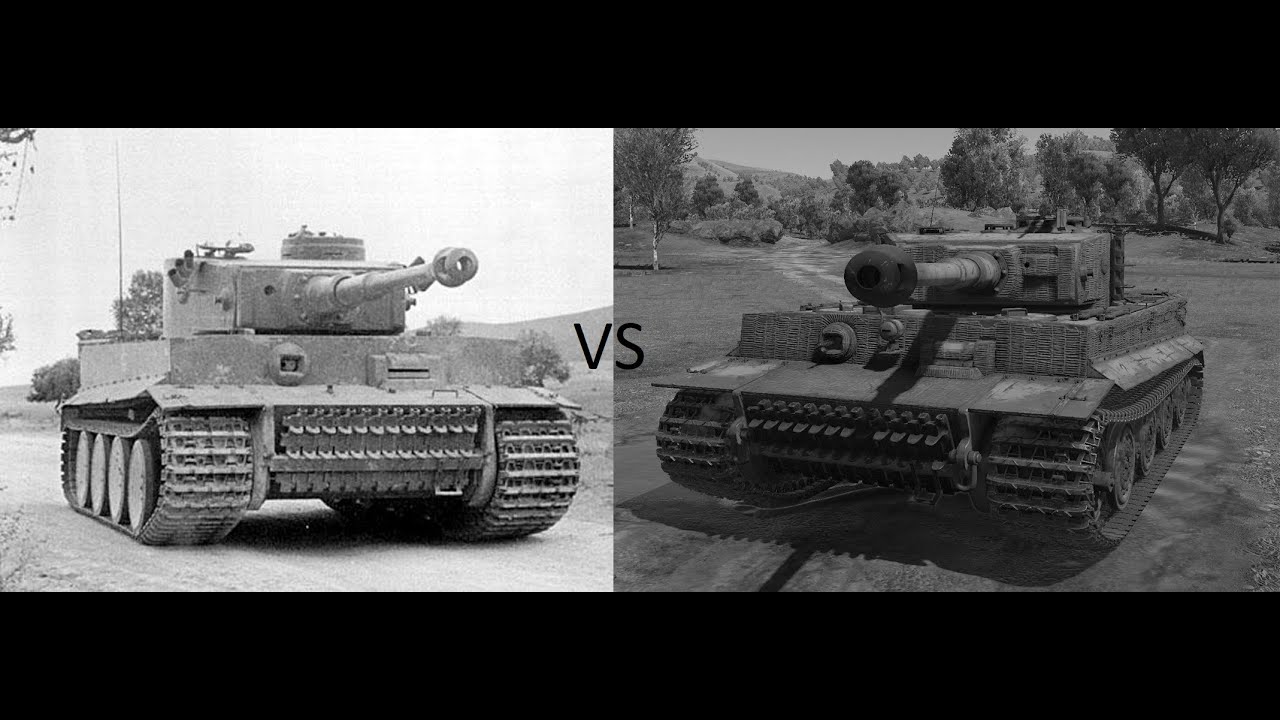 Tiger1 WW2(IRL) vs Tiger1War Thunder - YouTube