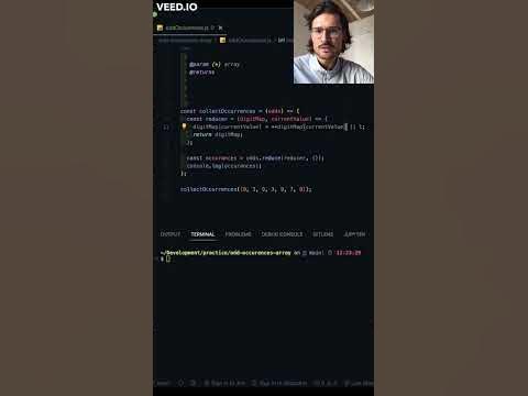 Javascript - using reduce function to find odd occurences - YouTube