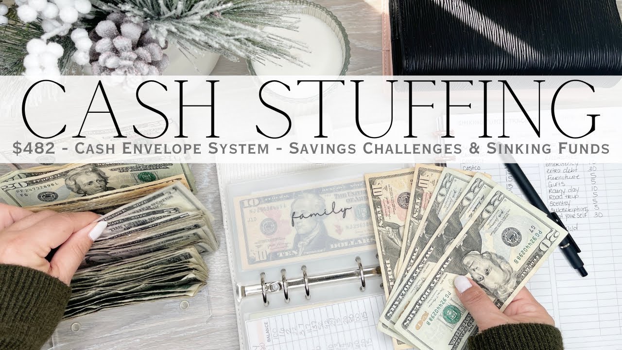 Cash Stuffing $482 | Weekly Stuffing Cash Envelope System | Sinking ...