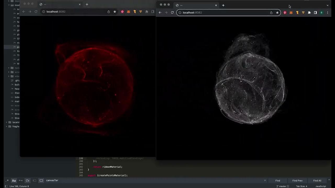 Multiple Window 3D Synchronize 2 #entangled - YouTube