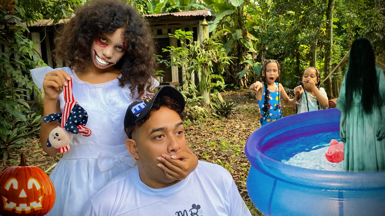 Daríanny Es Un Fantasma (parte 8) 🕷️ 👻 en la piscina - YouTube