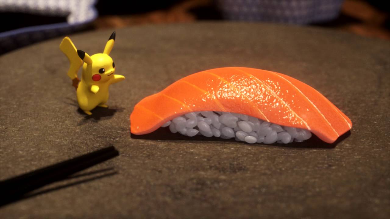 Pikachu and Sushi - YouTube