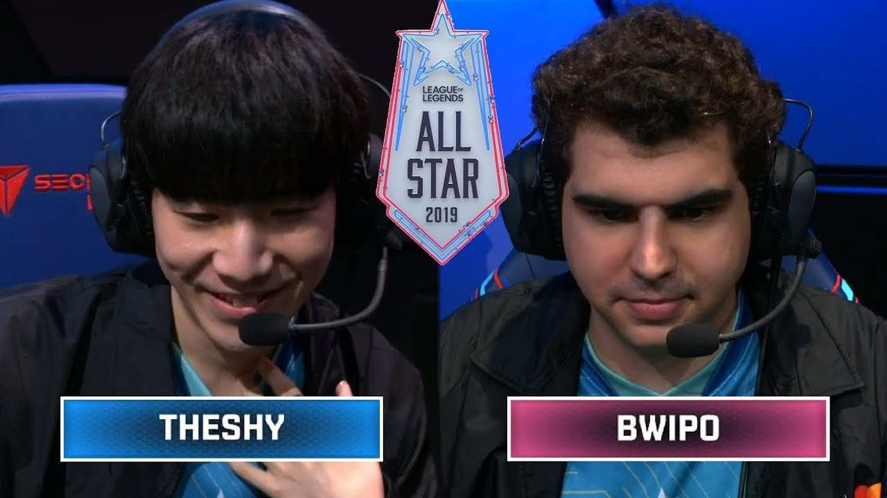 【2019全明星賽】1v1單挑賽 半決賽 TheShy vs Bwipo (Bo3) - YouTube