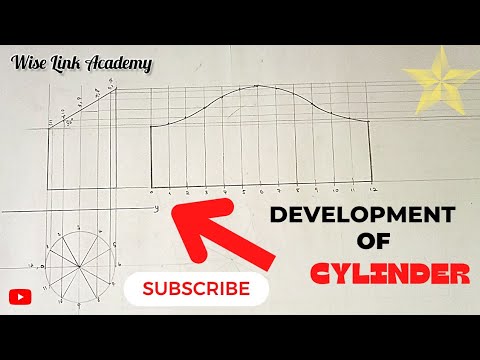 DEVELOPMENT OF TRUNCATED CYLINDER - YouTube