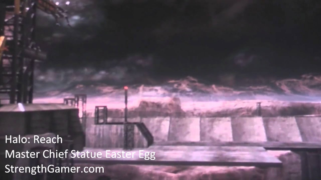 Halo: Reach Master Chief Statue Easter Egg - YouTube