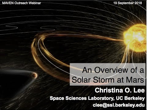 An Overview of a Solar Storm at Mars - YouTube