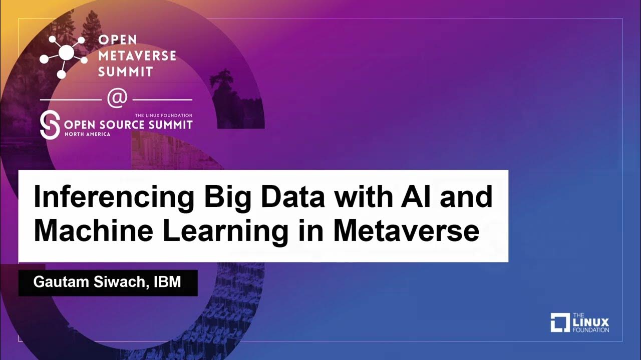Inferencing Big Data with AI and Machine Learning in Metaverse - Gautam ...