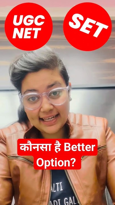 NET vs SET? मुझे NET देना चाहिए या SET Exam? Benefits of NET & SET #shorts #shortsfeed #net #set ...