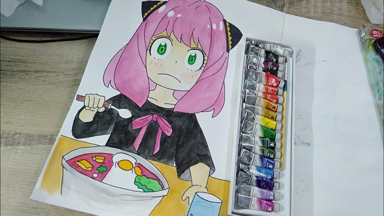 How to draw anya forger easy || spy×family || step by step anime ...