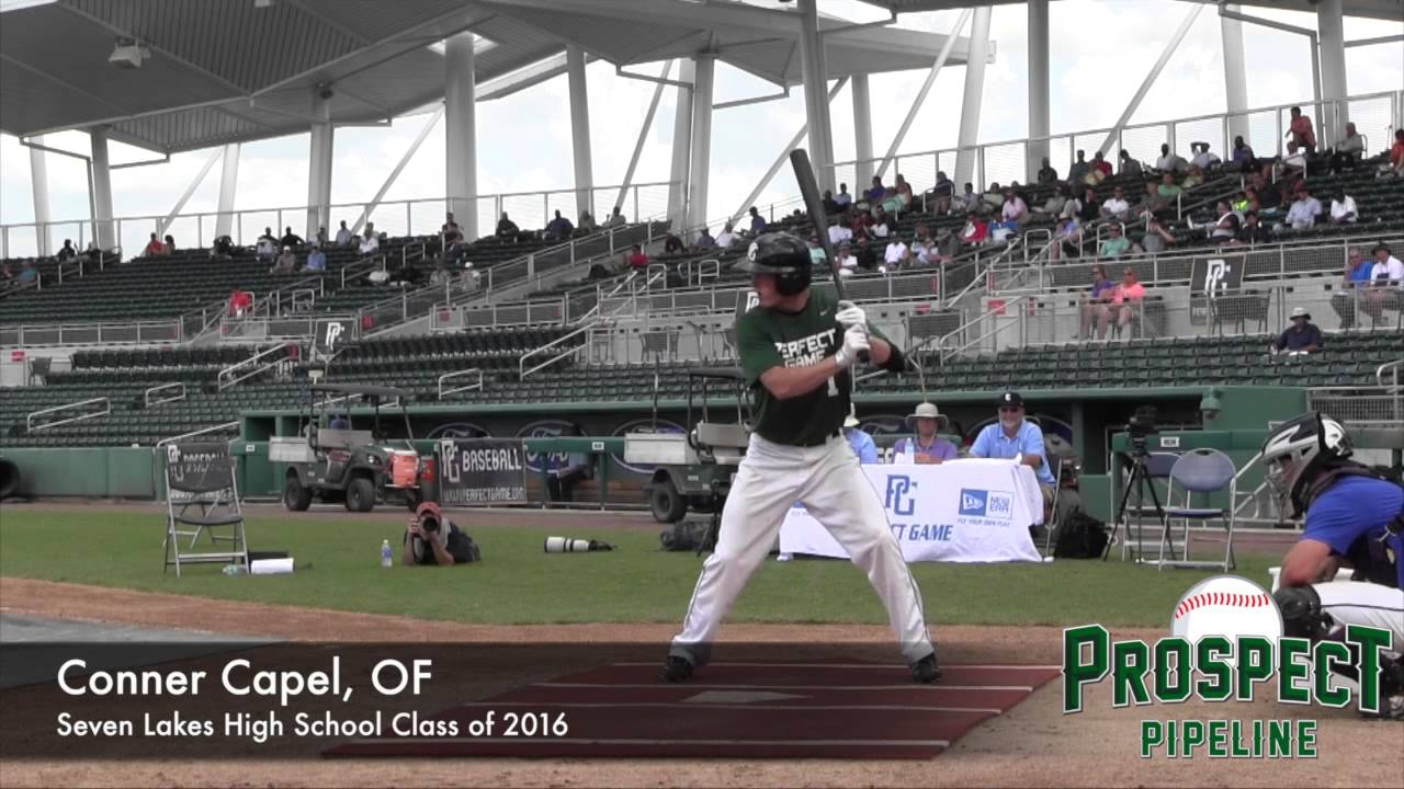 Conner Capel Prospect Video, OF, Seven Lakes High School Class of 2016 ...
