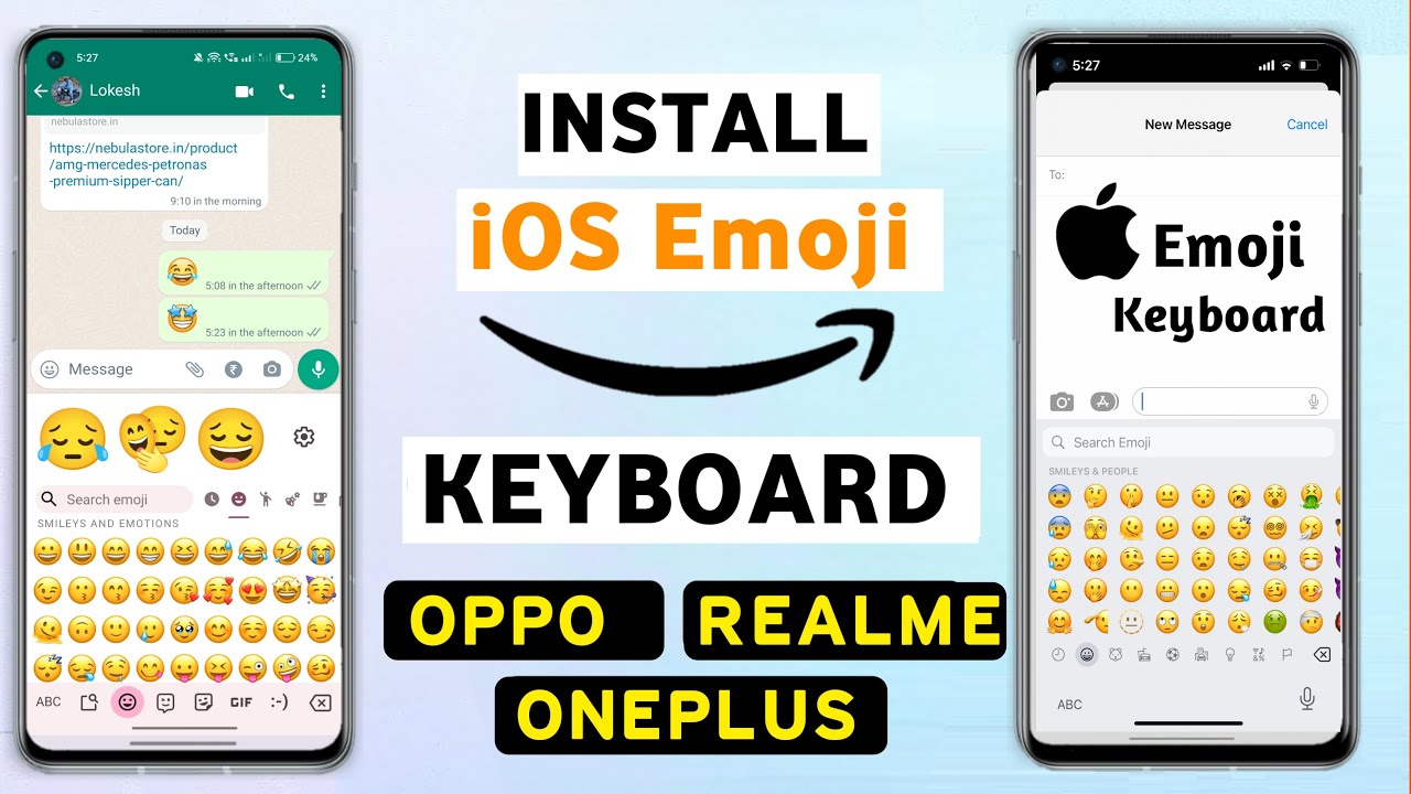 Install iOS Emoji in Any Oppo,Oneplus,Realme Devices | How to Install ...