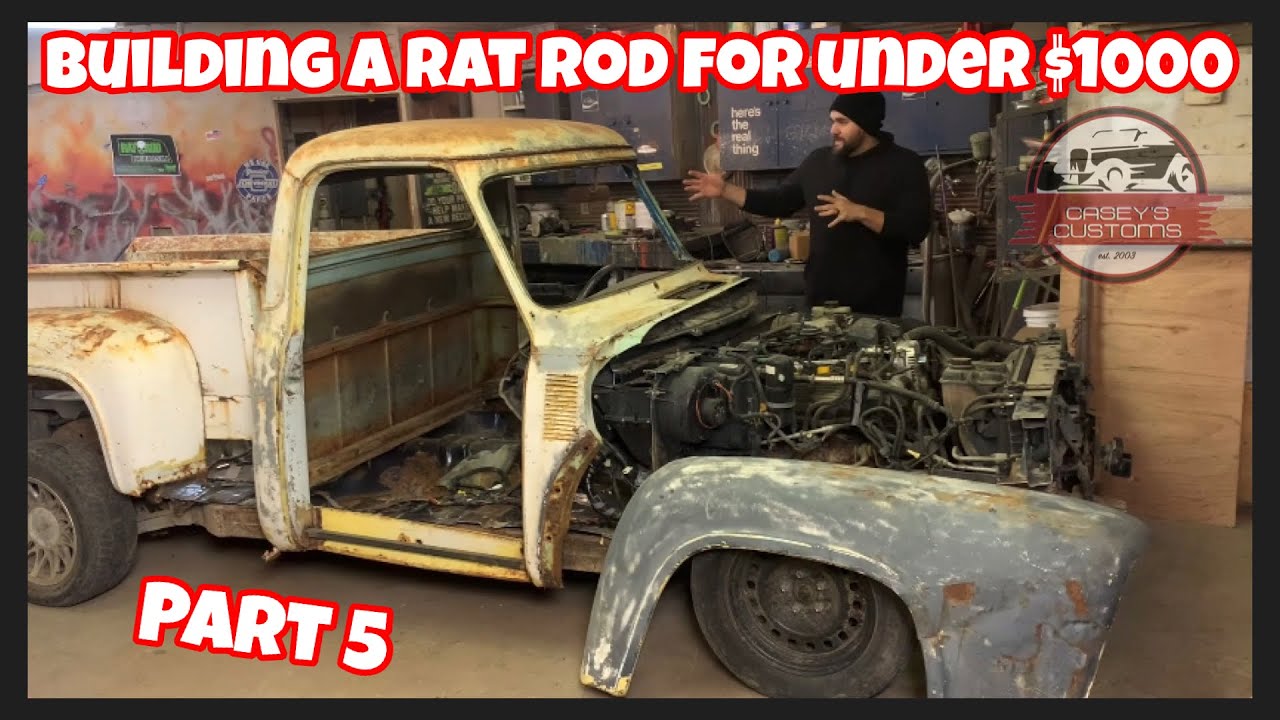 BUILDING A HOT ROD FOR UNDER $1000 DOLLARS PART 5! HOW TO BUILD A RAT ...