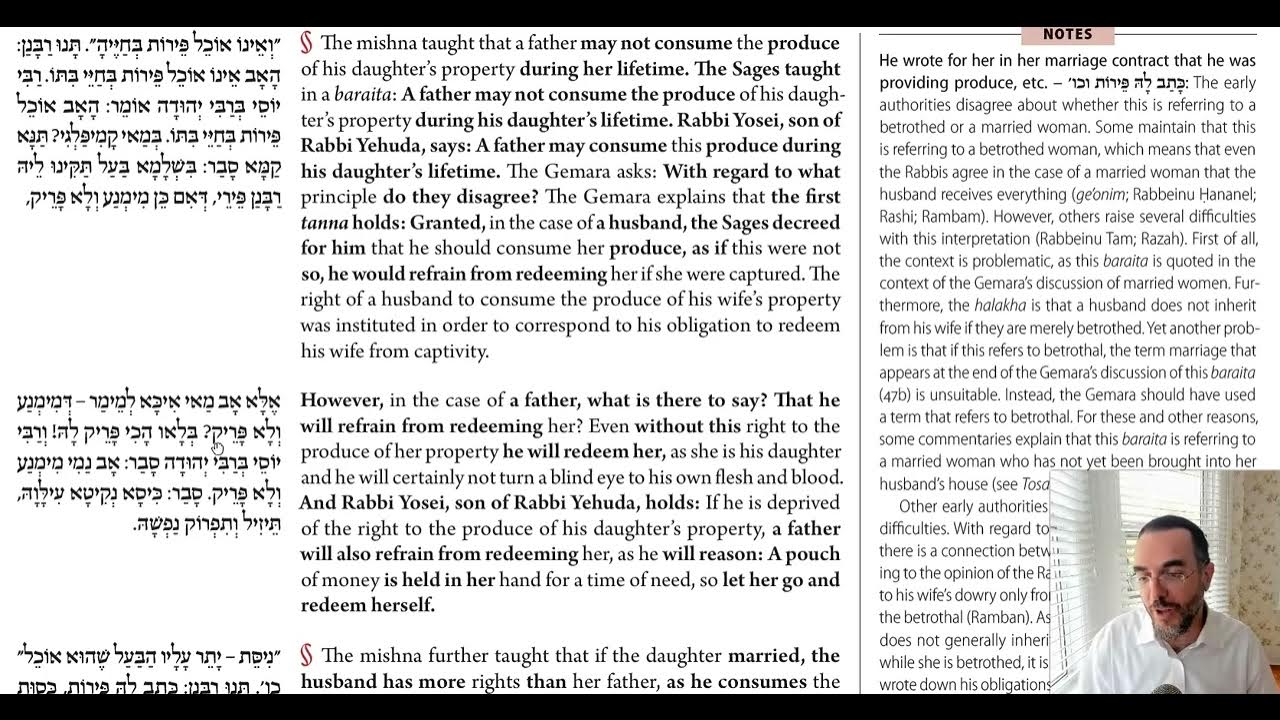 Daf Yomi - Ketubot 47 - Don't Do as the Persians Do - YouTube