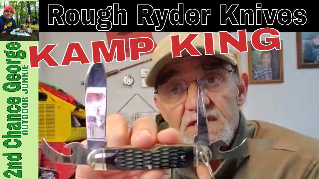 Rough Ryder Kamp King Pocket Knife RR1987 - A boy scout perfect - YouTube