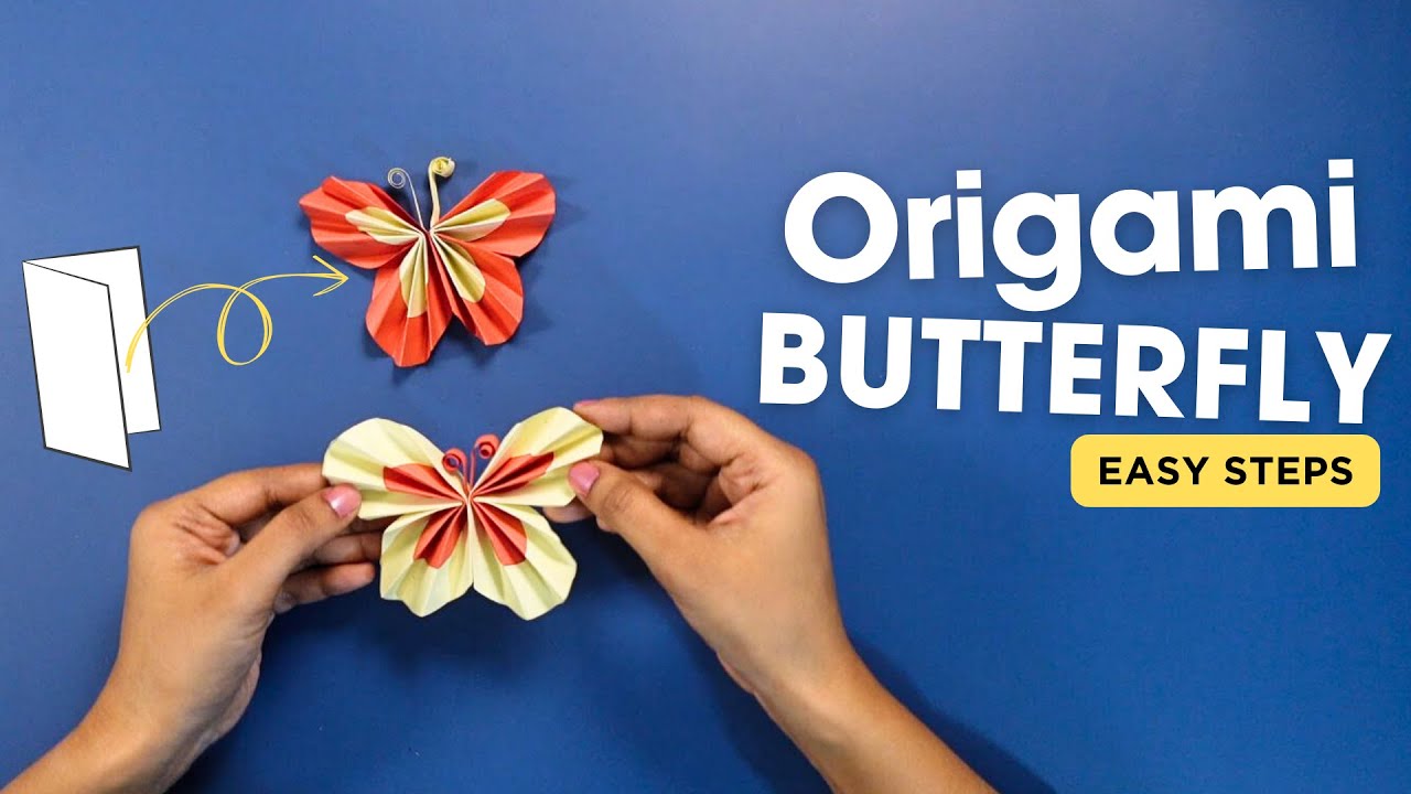 How to Make a Origami Butterfly Step by Step | DIY Crafts Lab - YouTube