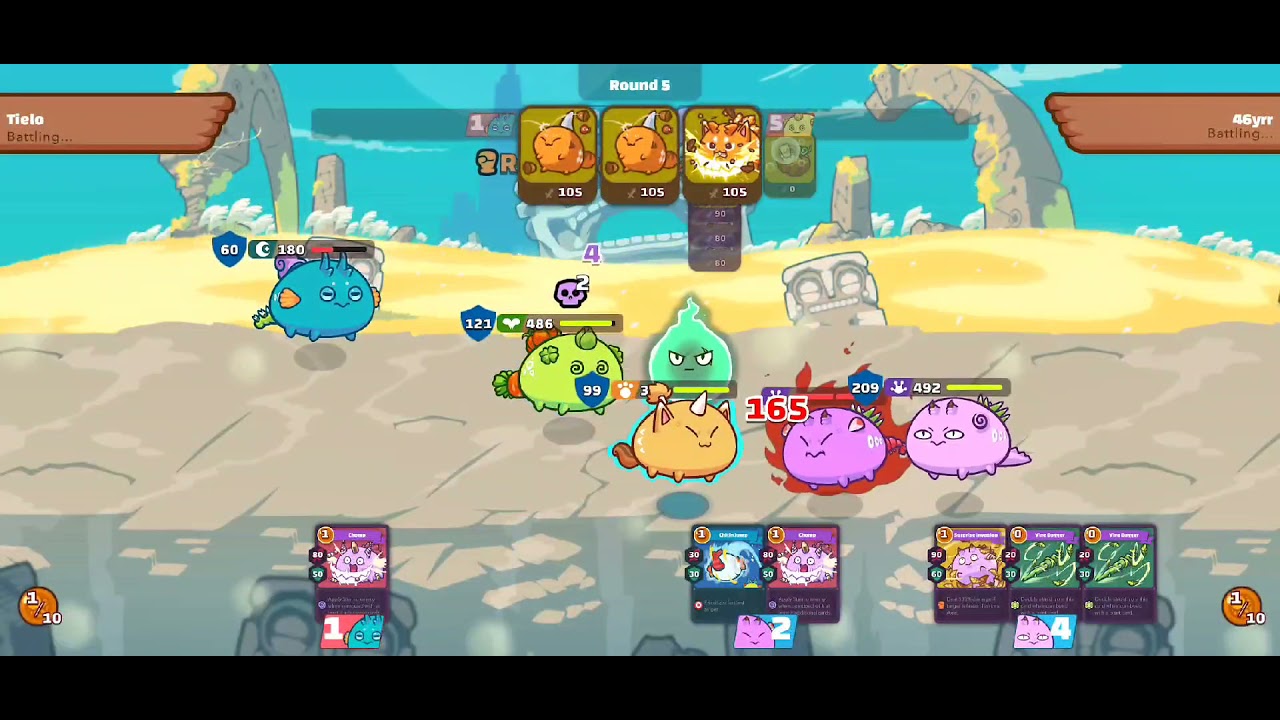 Axie Infinity Arena Gameplay Dusk Terminator Team #Play2Earn - YouTube