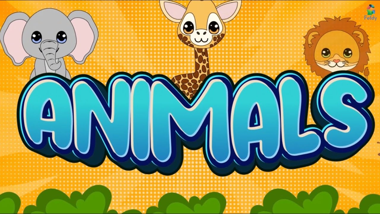Pet Animals & Farm Animals for Kids | Learn Animal Names, Sounds ...