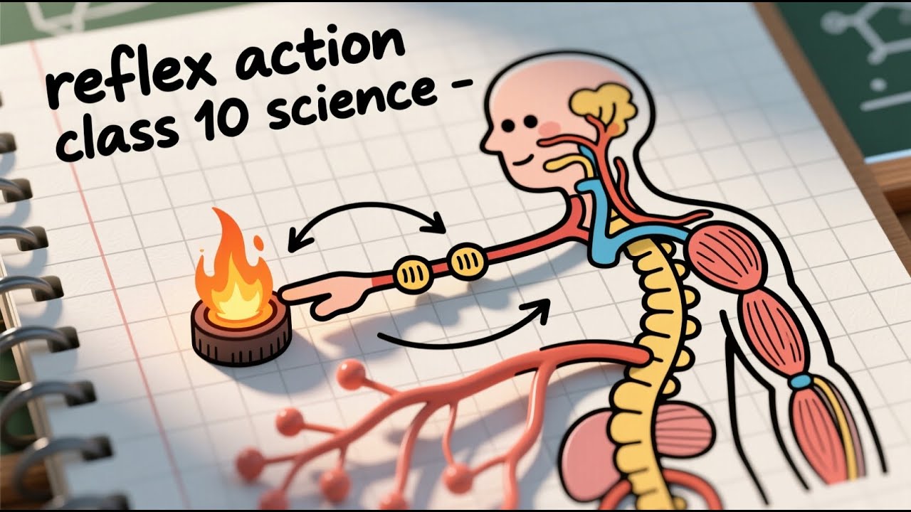 Reflex action class 10 biology - YouTube