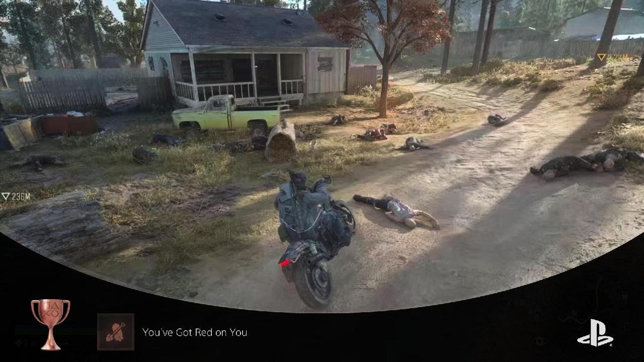 Days Gone: Remastered You've Got Red On You Trophy PS5 - YouTube