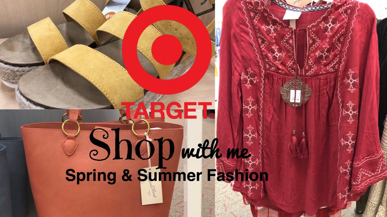 Target SHOP WITH ME Spring/Summer Fashion - YouTube