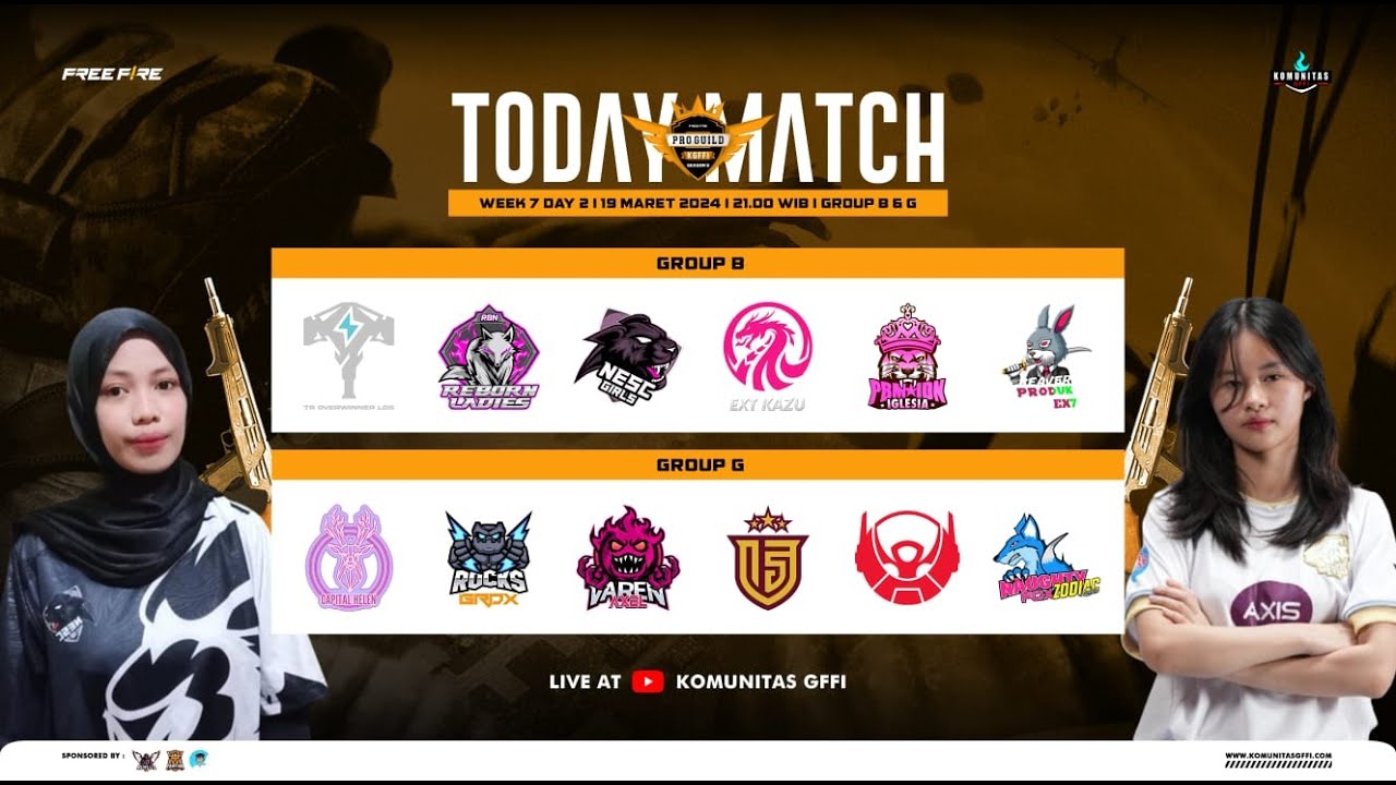 REGULAR DAY WEEK 7 PRO LADIES S5 POT B & G - YouTube