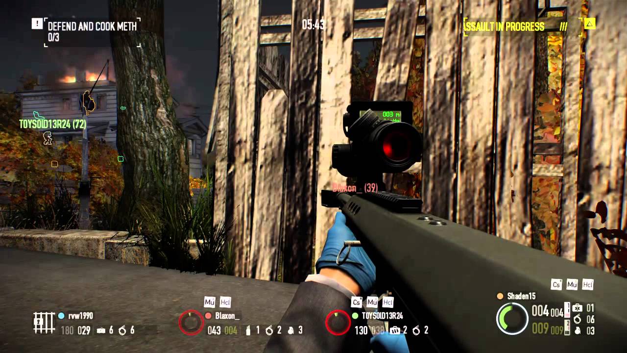 PAYDAY 2 Rats, attempting to cook meth + gameplay Day 1 - YouTube