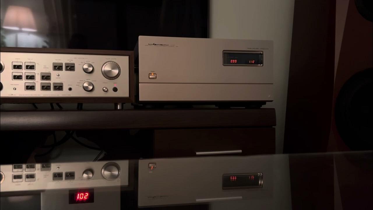 Luxman M-07 and Luxman C-5000a - YouTube