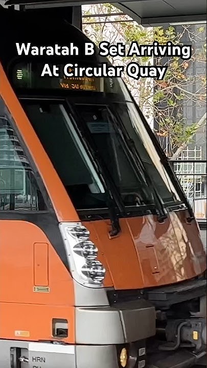 Waratah B Set Arriving At Circular Quay #shorts - YouTube