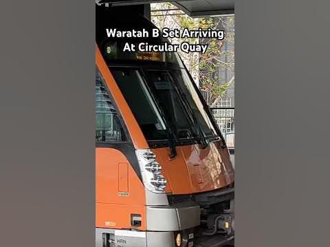 Waratah B Set Arriving At Circular Quay #shorts - YouTube