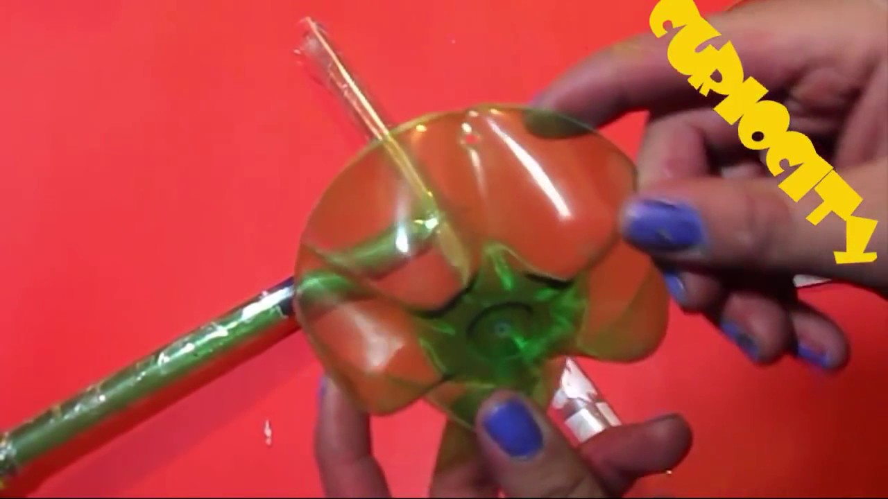 COMO HACER UNA BALANZA RECICLADA CON BOTELLAS PLASTICAS PARA PROYECTO ...