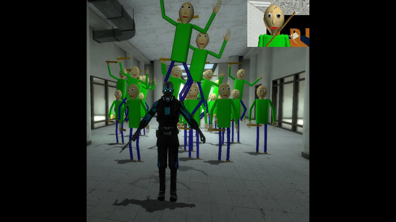 i played baldis basics and baldi's basic in (Gmod) - YouTube