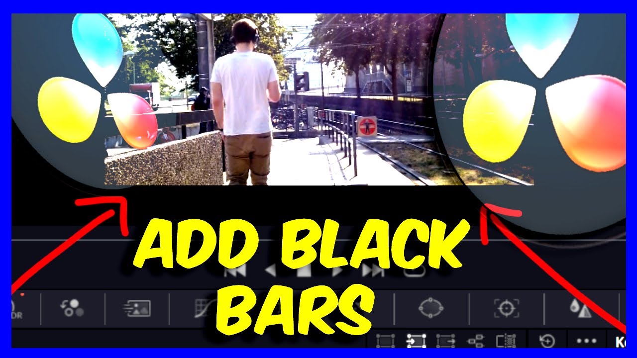 Davinci Resolve 18 Tutorial: Adding Black Bars for Beginners - YouTube