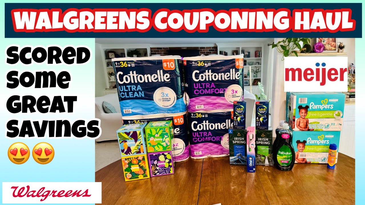 WALGREENS COUPONING HAUL/ Plus a great deal at Meijer/ Learn Walgreens ...
