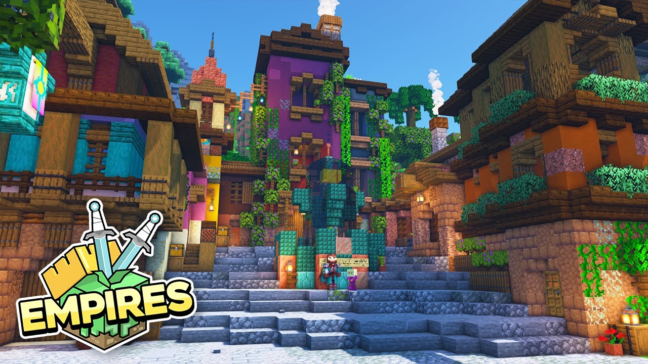 Empires SMP 2: THE TOWN SQUARE!!! - Ep.8 - YouTube