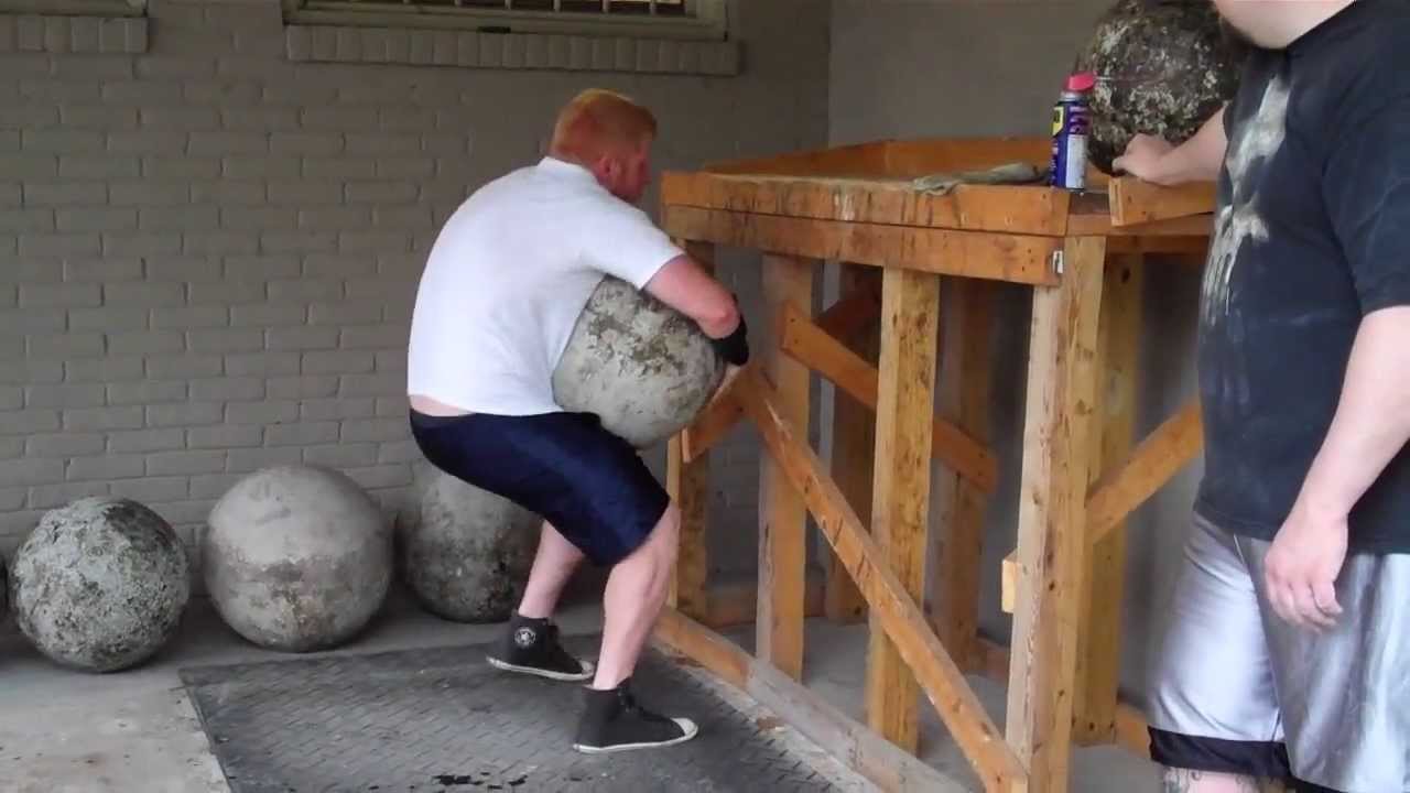340lb Atlas Stone - YouTube