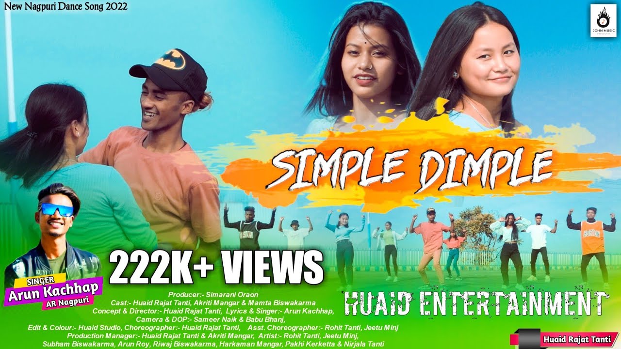 Simple Dimple(सिंपल डिंपल ) New Nagpuri Song || Singer- Arun Kachhap ...